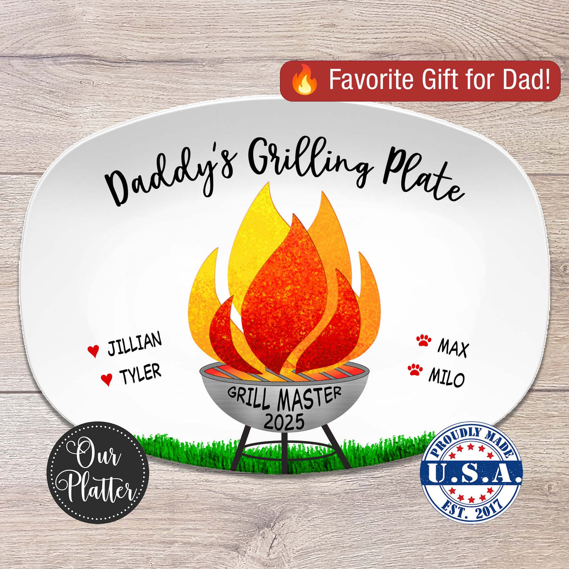 Our Platter - Personalized Plates