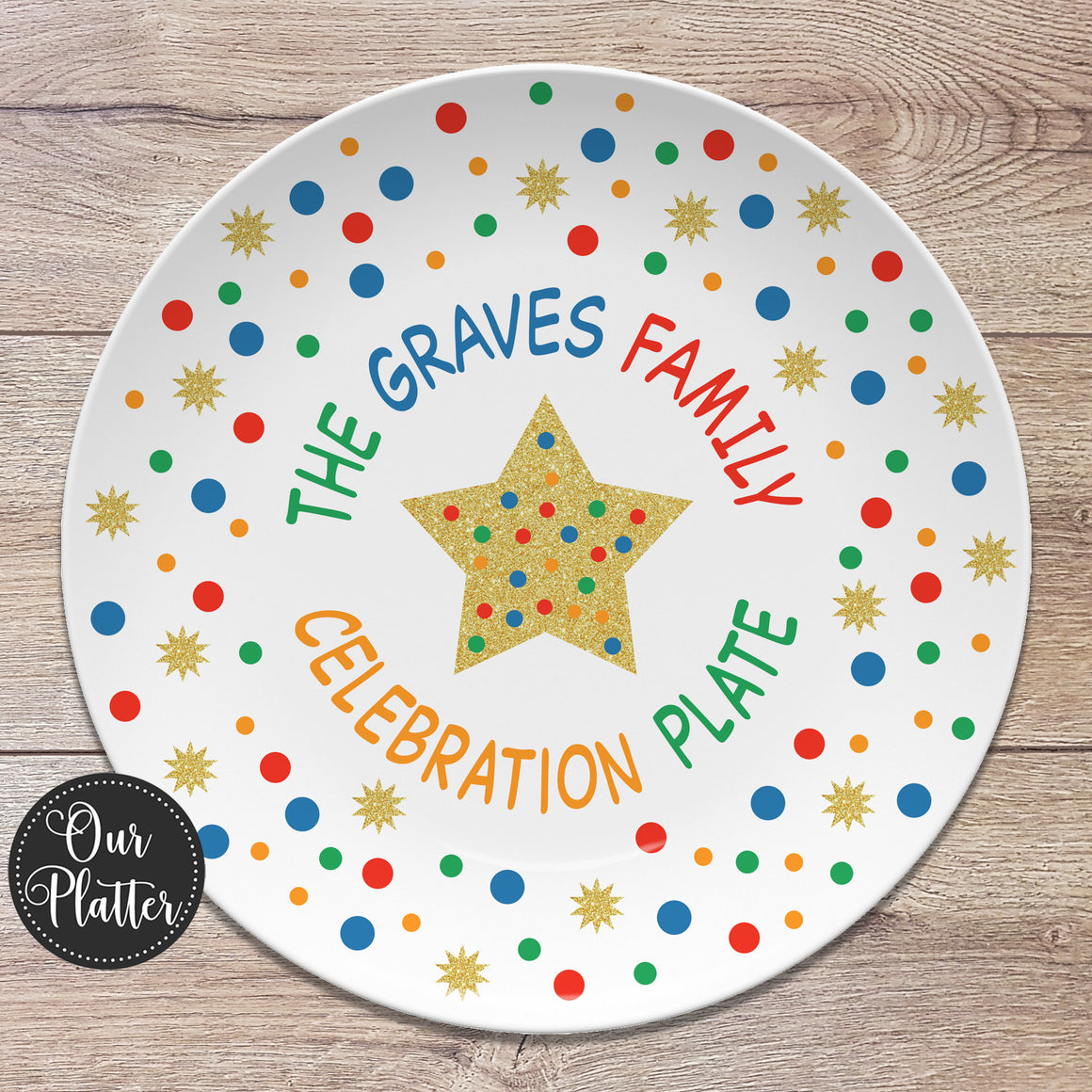 Our Platter - Personalized Plates