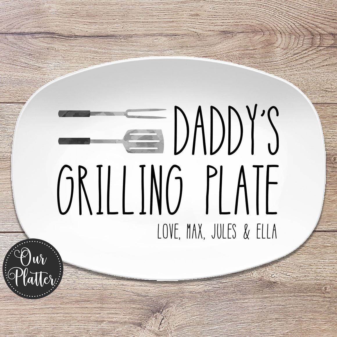 Our Platter - Personalized Plates