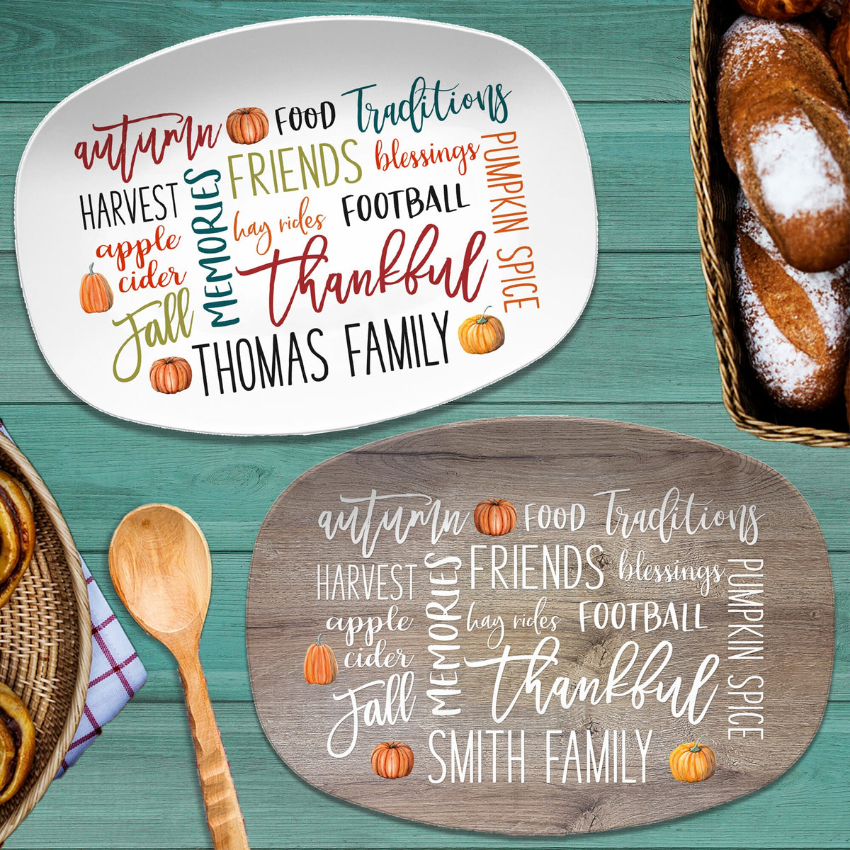 Everything Fall Personalized Platter – Our Platter
