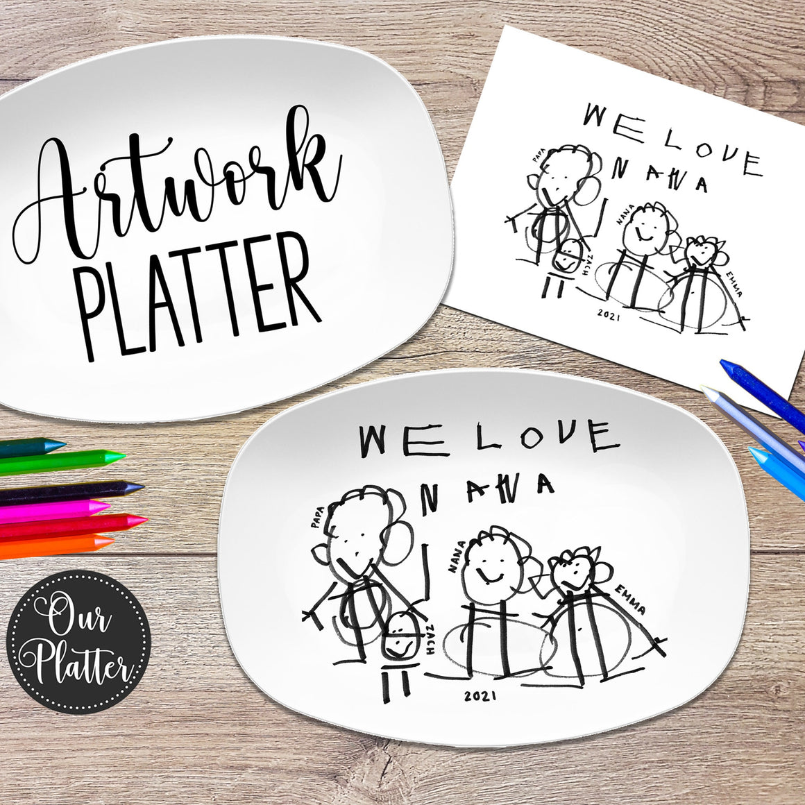 Our Platter - Personalized Plates